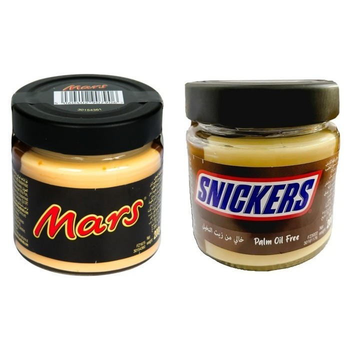 Jual Selai MARS / SNICKERS Chocolate Spread 200gram asal Eropa | Shopee ...