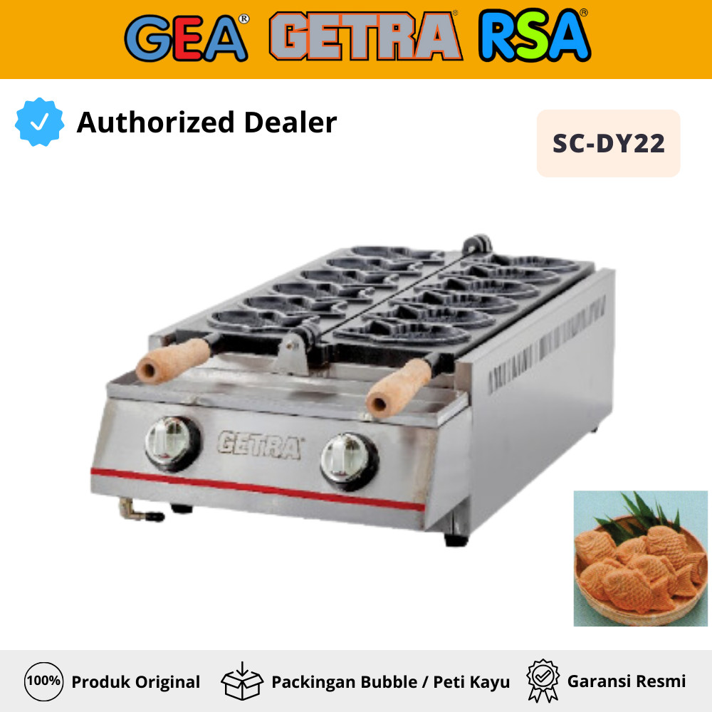 Jual GETRA SC DY22 SC-DY22 MESIN CETAK WAFFLE IKAN TAIYAKI FISH CAKE ...