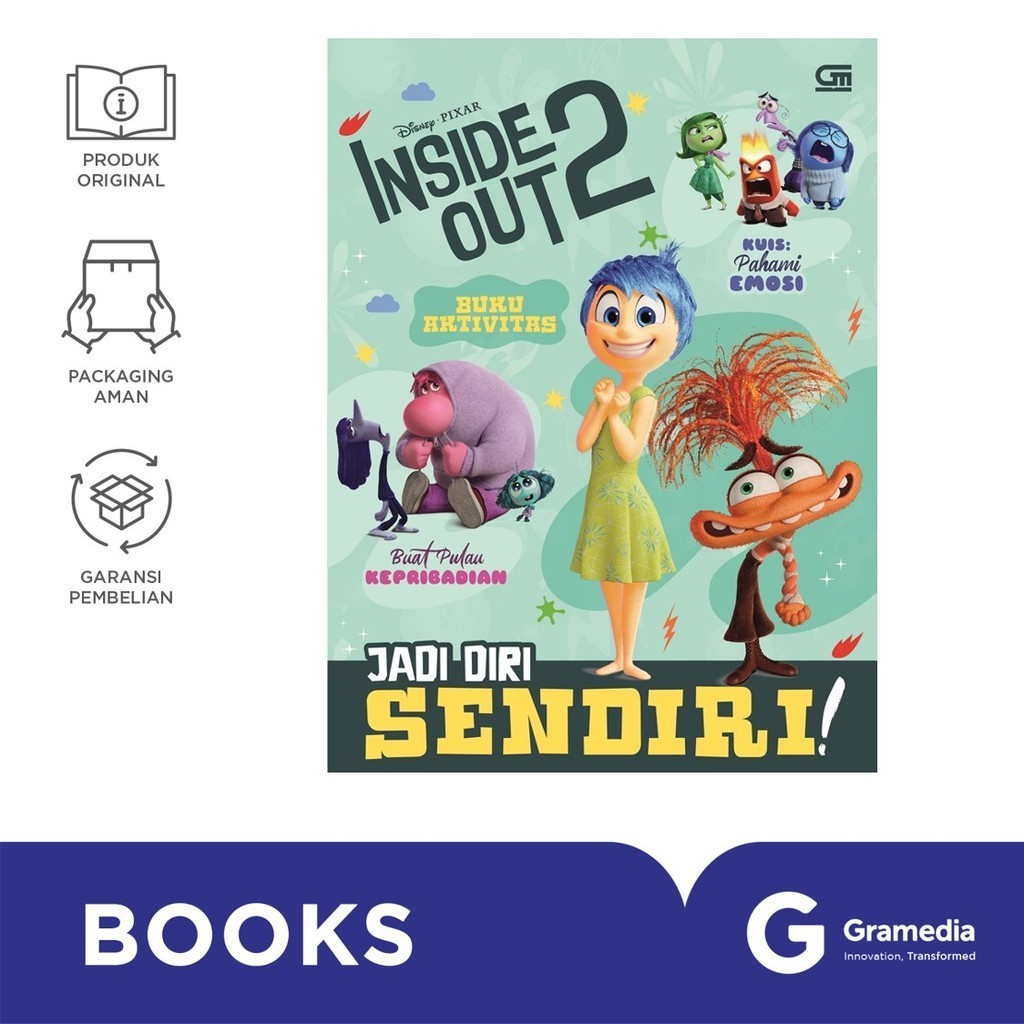 Jual Inside Out 2: Jadi Diri Sendiri! Buku Aktivitas | Shopee Indonesia