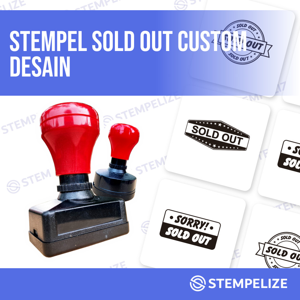 Jual Stempel Sold Out Custom Desain | Shopee Indonesia
