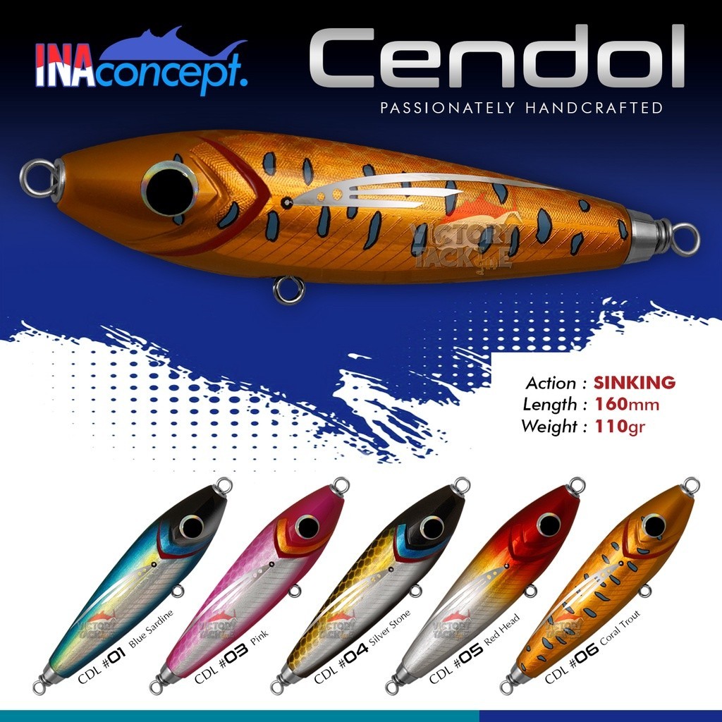 Jual Umpan Pancing STICKBAIT SWIMBAIT INA CONCEPT LURE CENDOL SINKING ...