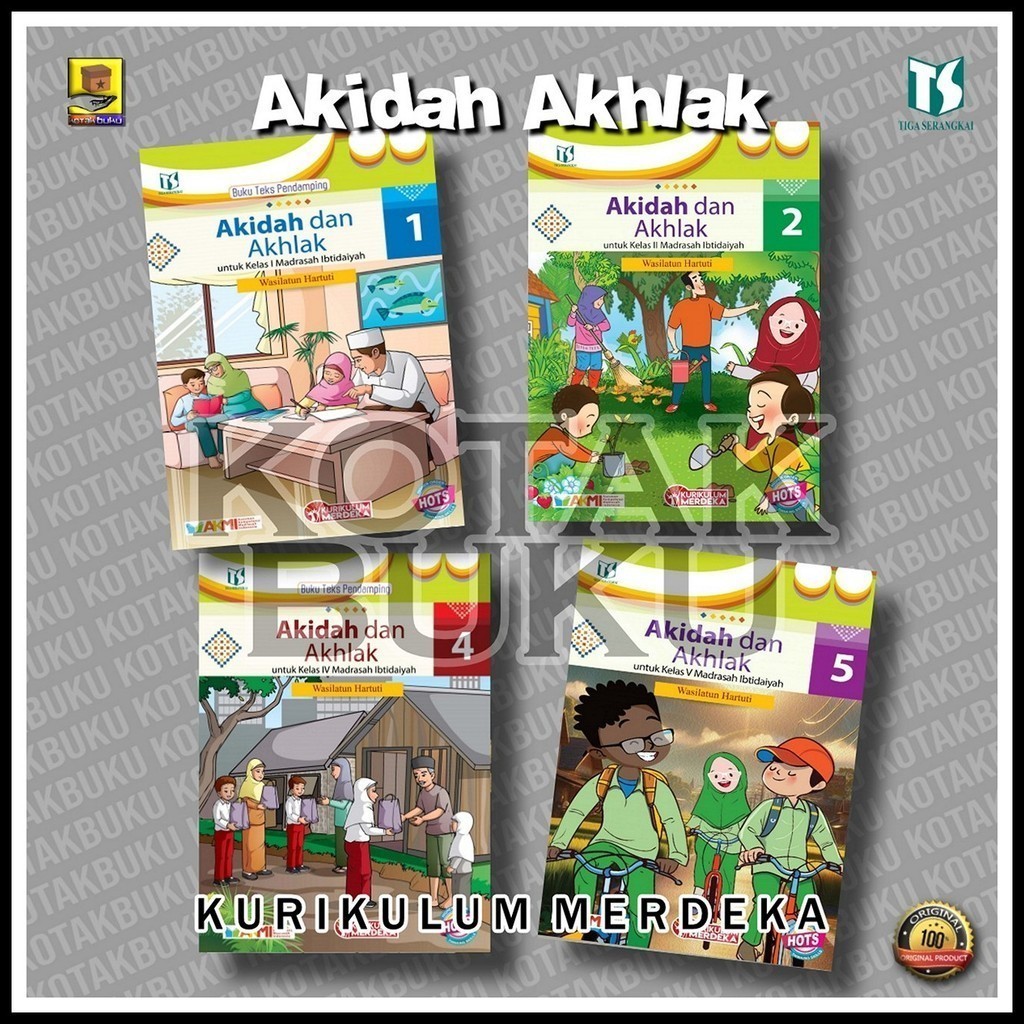 Jual Buku Akidah Dan Akhlak SD Kelas 1 2 4 5 / Akidah Akhlak SD / Kurikulum Merdeka / Aqila ...