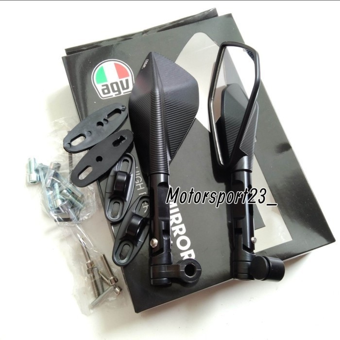 Jual ORIGINAL!! Spion tomok V5 AGV spion tomok besar hitam kaca biru ...