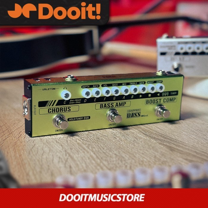 Jual VALETON DAPPER BASS MINI Efek Bass Multi Effect Chorus Preamp ...