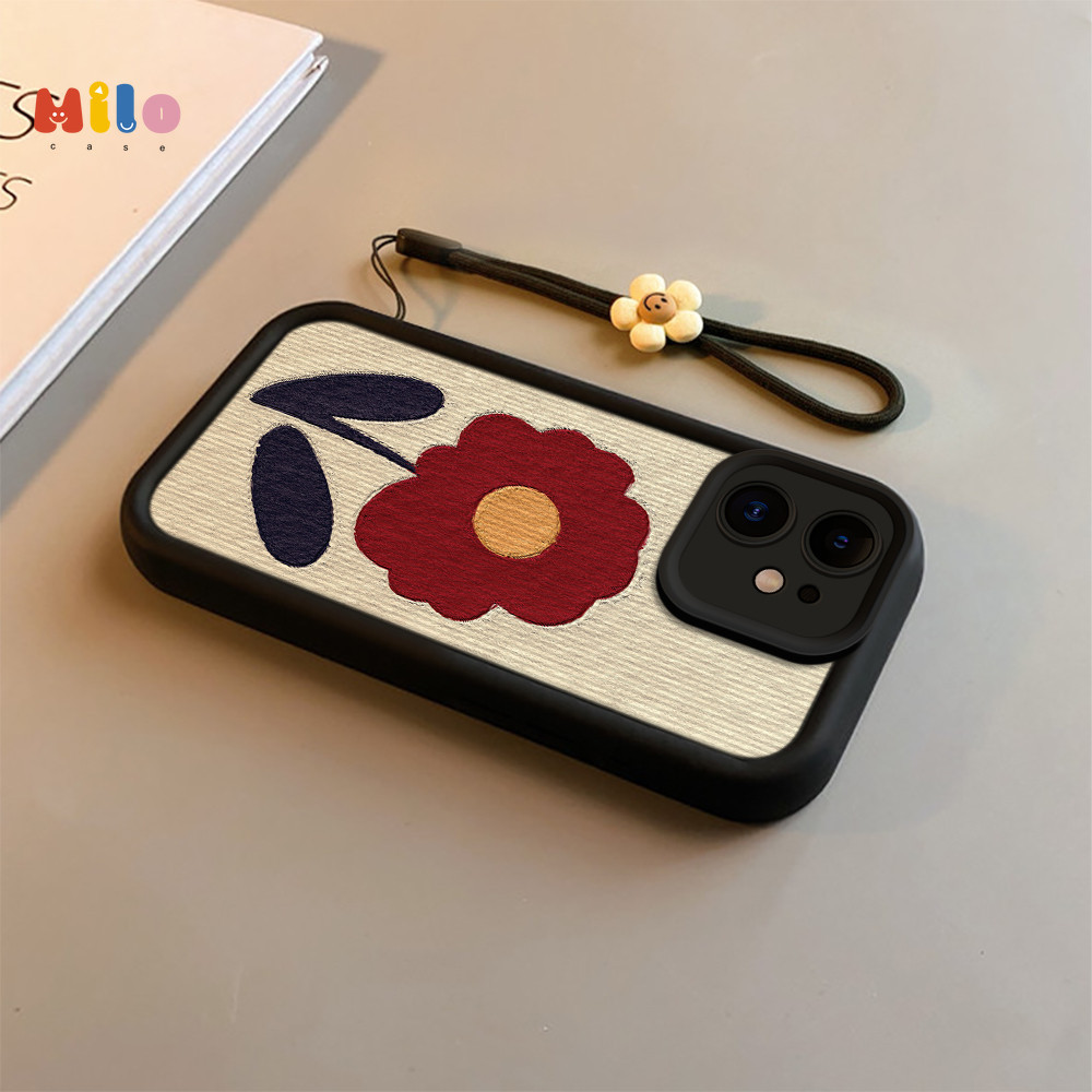 Jual Casing pola bunga merah tebal anti jatuh silicone case hp SAMSUNG A54 A14 A24 A12 A13 A23 ...