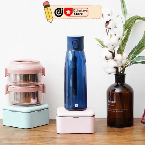 Jual Ace Ataru 1 ltr Botol Minum Tritan Dengan Strap - Biru Water ...
