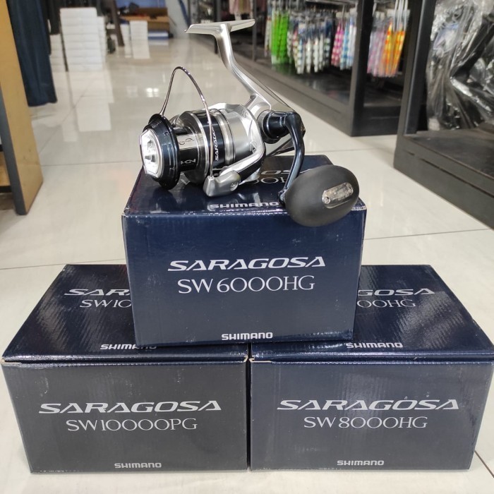 Jual Reel Pancing Spinning | Reel Shimano Saragosa SW 5000 | 6000 ...