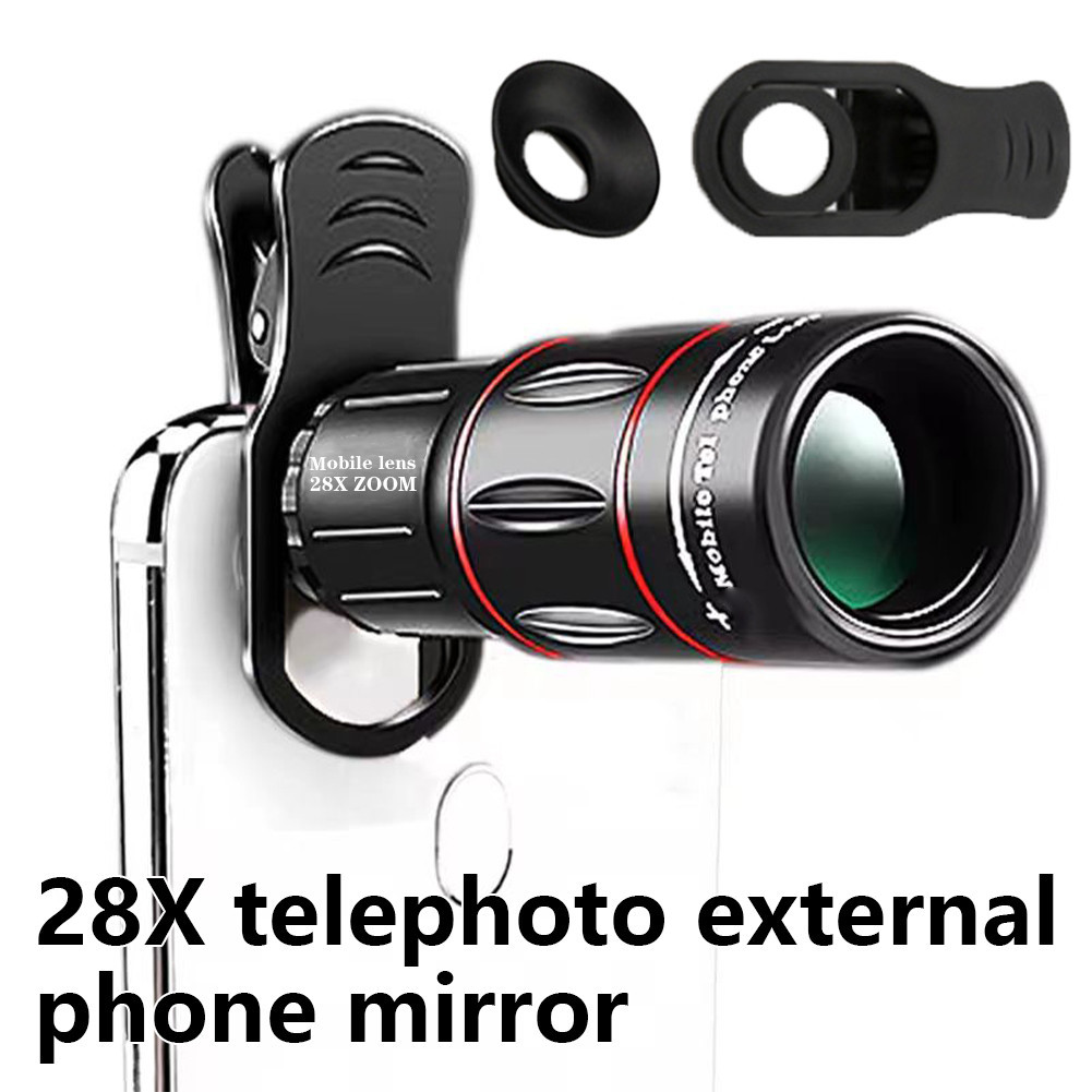 Jual 28X Lensa Zoom Telezoom 18X Handphone Kamera hp Universal 18X HD ...