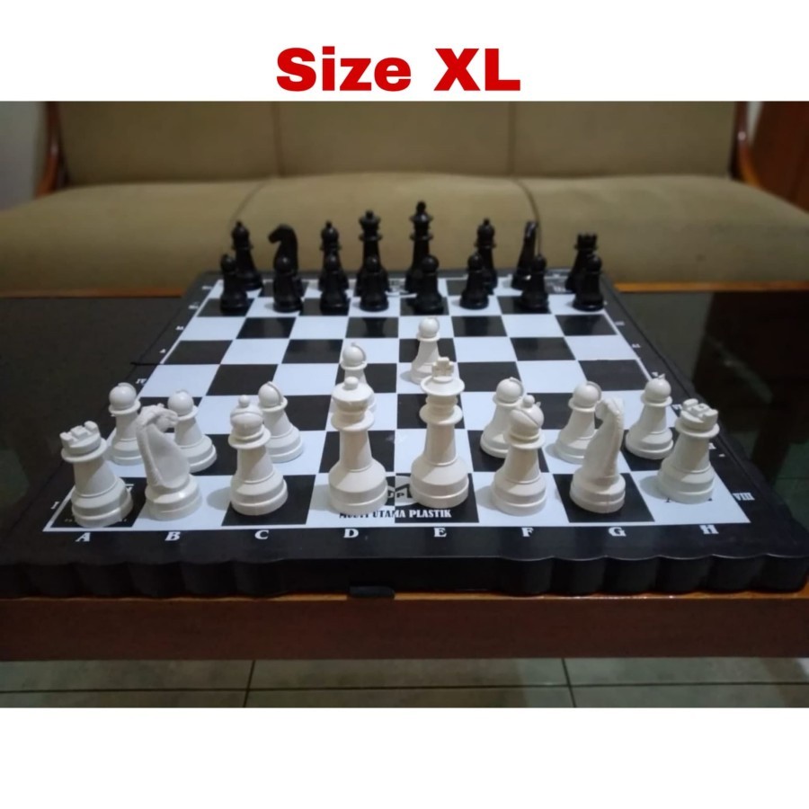 Jual Papan Catur Plastik Ukuran Besar XL JUMBO - Chess Board Games ...