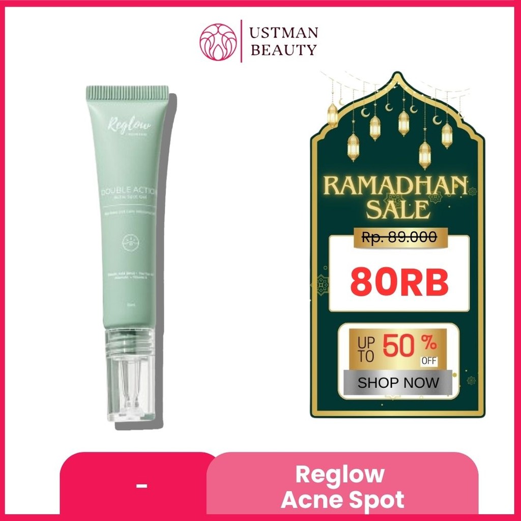 Jual Reglow Double Action Acne Spot Gel Obat Jerawat | By Shindy Putri | SALICYLE ACID | BHA ...