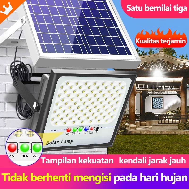Jual KiKi lampu solar panel tahan air max sorot solar cell otomatis ...