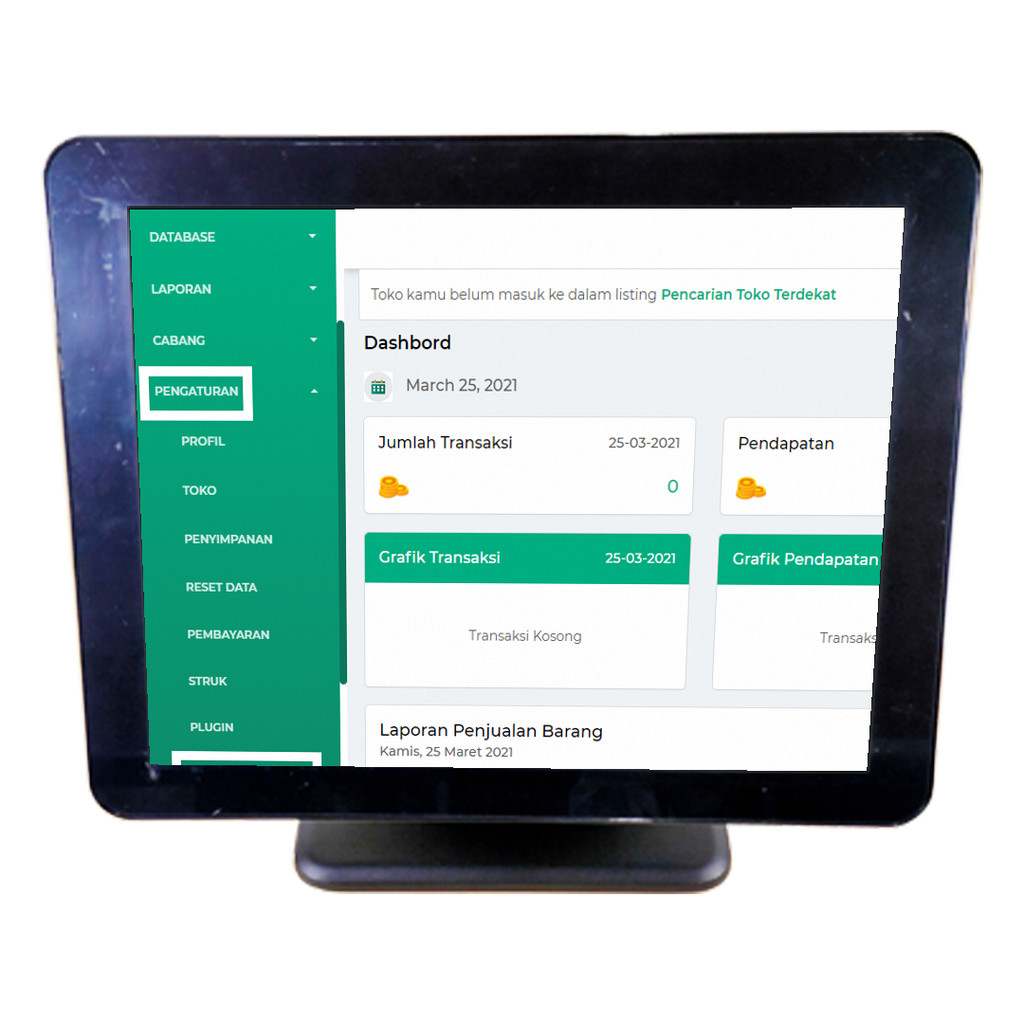 Jual All in One POS Sharkpos FR7 Dual Display Mesin Kasir Sharkpos FR-7 ...