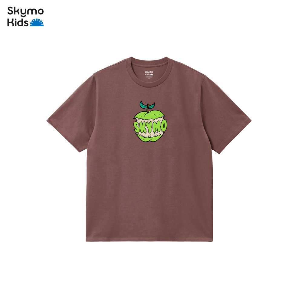 Jual Skymo Apparel Tshirt Kids Apple Brown | Shopee Indonesia