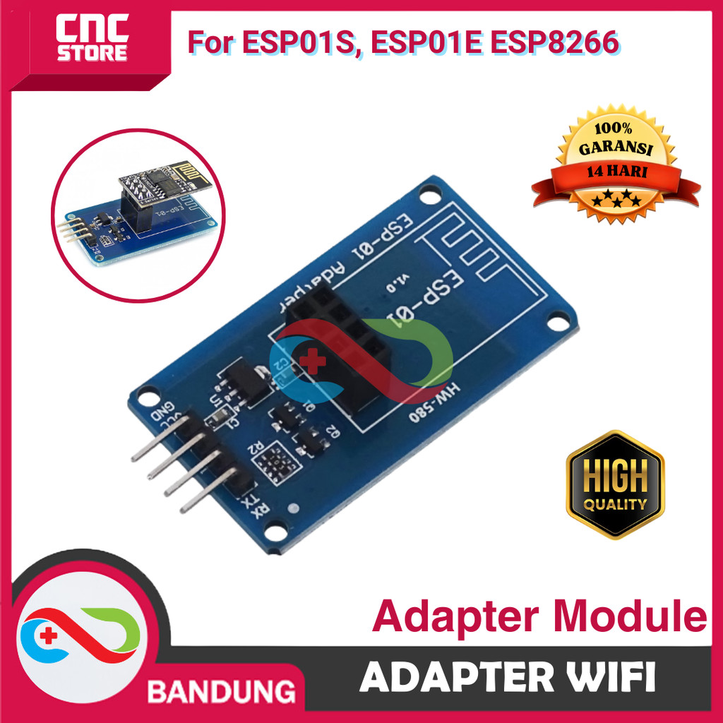 Jual Adapter Esp 01 Esp 01s Esp8266 Wireless Adapter Module Wifi Esp01