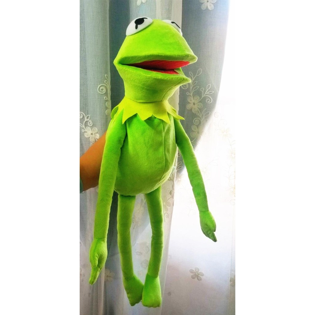 Jual 60cm Large The Muppet Show Kermit Puppets ventriloquism plush toy ...