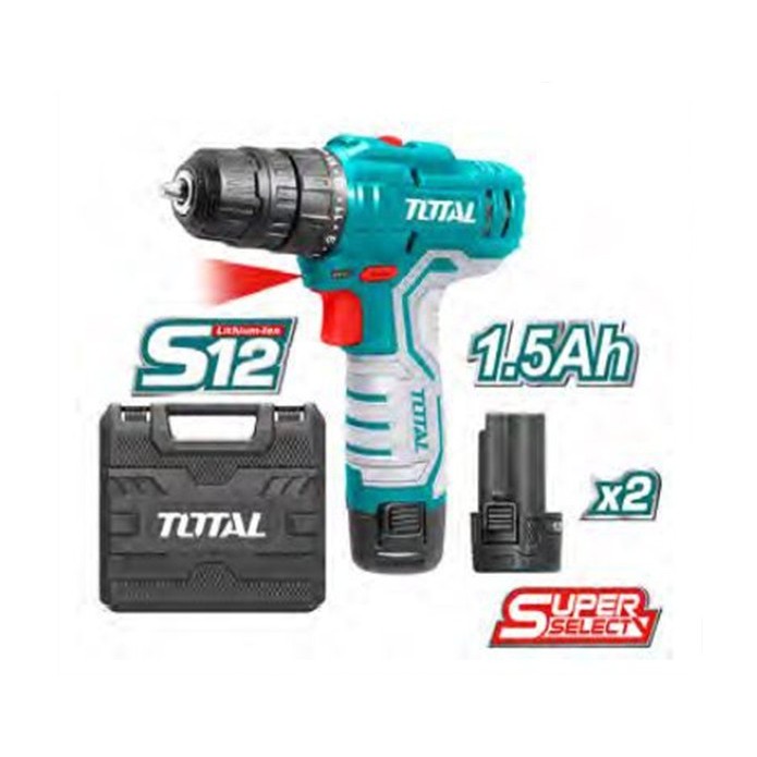 Jual TOTAL CORDLESS DRILL / BOR TANGAN BATRE / CORDLESS 12V TDLI12325 ...