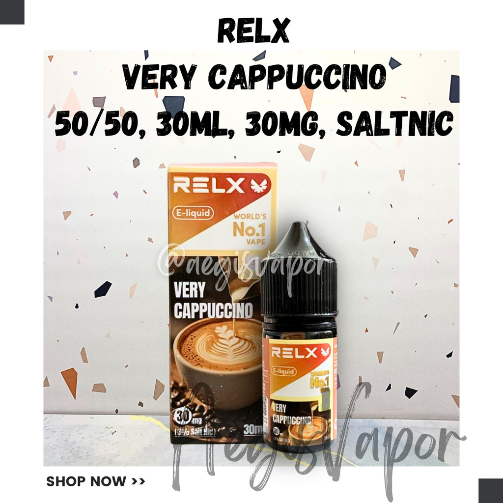 Jual Relx Very Cappuccino 30ml 30mg Salt Nic | Shopee Indonesia