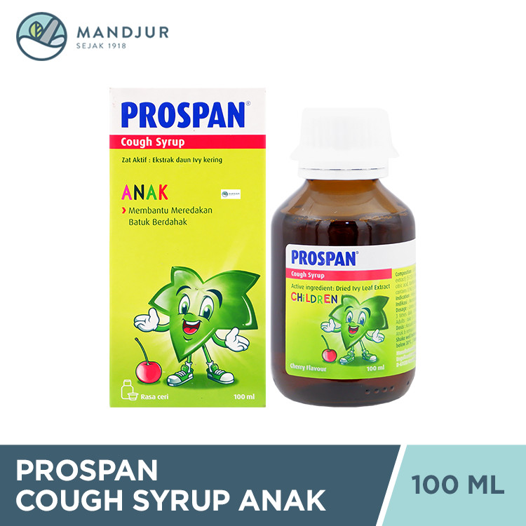 Jual Prospan Cough Syrup Children 100 mL - Meredakan Batuk Berdahak ...