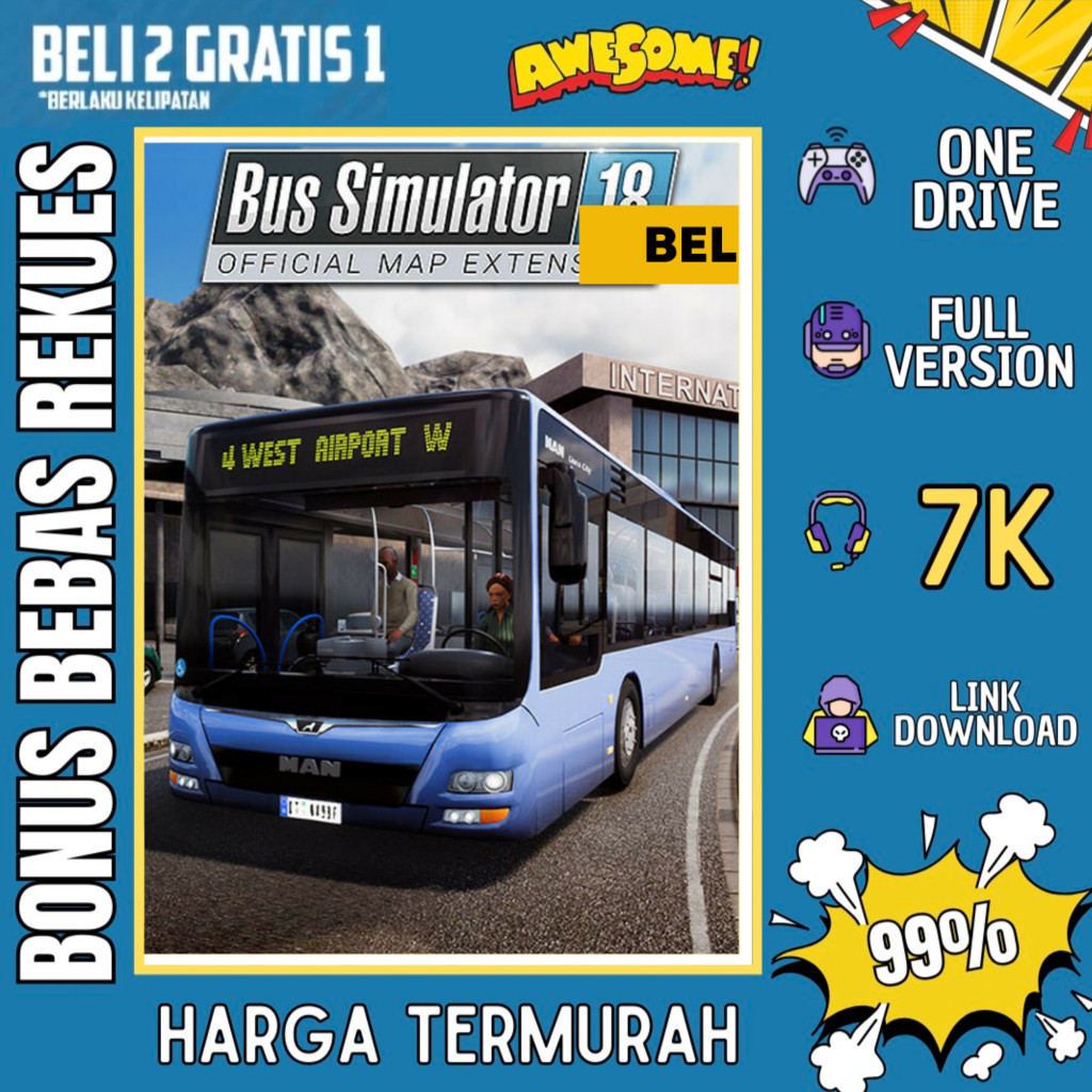 Jual BUS SIMULATOR 18 - GAME PC / GAME LAPTOP - BELI 2 GRATIS 1 - ORIGINAL WINDOWS - GARANSI 100 ...