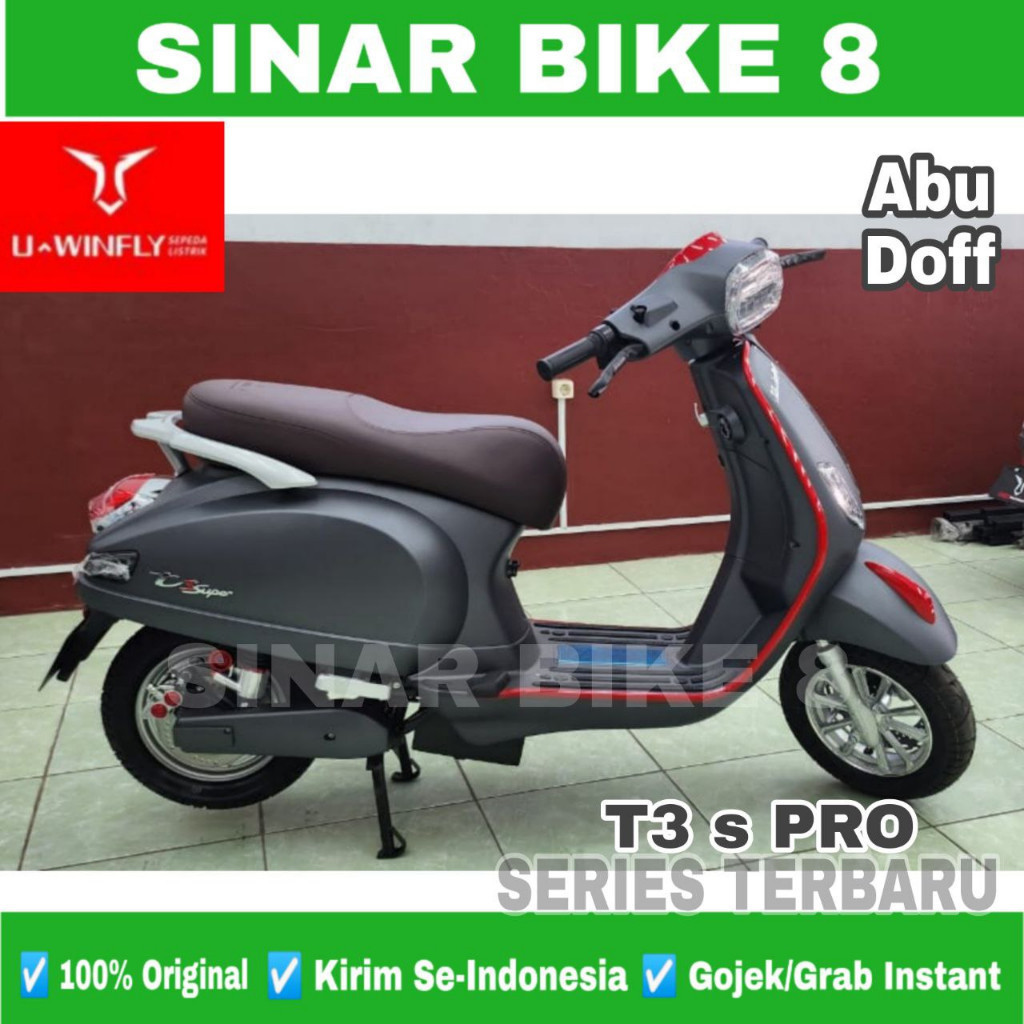 Jual PROMO MURAH Sepeda Motor Listrik UWINFLY T3S PRO NEW 1200 Watt Electric E Bike | Shopee ...