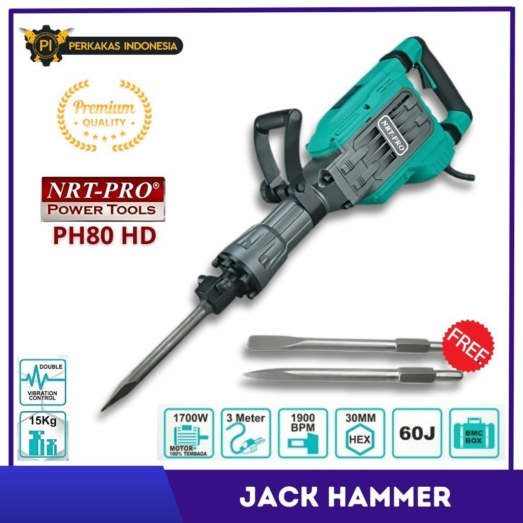 Jual Mesin Bor Bobok Beton Tembok Jack Hammer Drill PH80HD Jack Hammer ...
