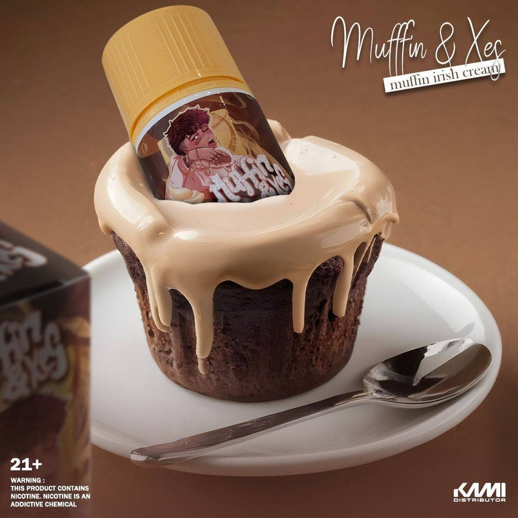 Jual Liquid Freebase Muffin n Xes V4 Irish cream 60ml 3n6mg | Shopee ...