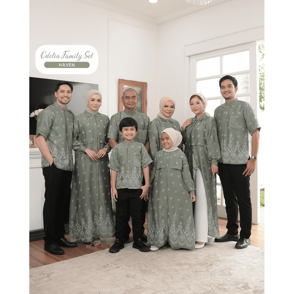 Jual Gamaleea - Odelia Family Set Haven / Seragam Keluarga Pernikahan / Pakaian Kondangan ...