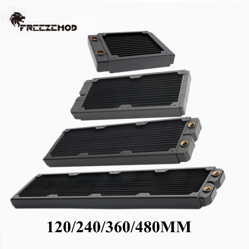 Jual FREEZEMOD 27mm Thick Copper Single Row Radiator PC Water Cooling ...