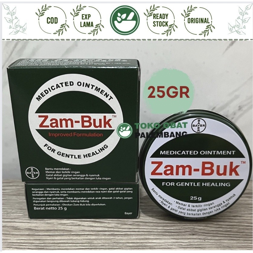 Jual ZAMBUK 25 GRAM MEDICATED OINTMENT FOR GENTLE HEALING ZAM-BUK ZAM ...