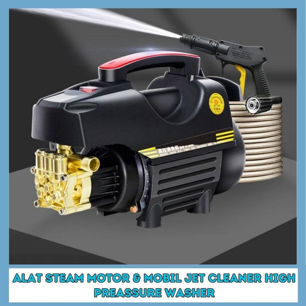 Jual Mesin Steam Cuci Mobil Motor Tekanan Tinggi 220V Pressure Washer ...