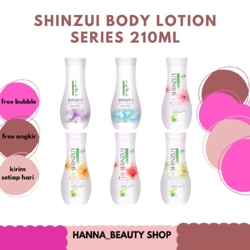 Jual ORIGINAL 100% SHINZUI BODY LOTION SERIES 210ML | Shopee Indonesia