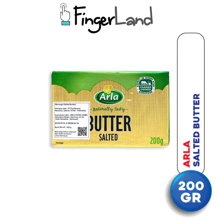 Jual ARLA Butter Salted 200 gram Mentega Asin & Packing Styrofoam ...