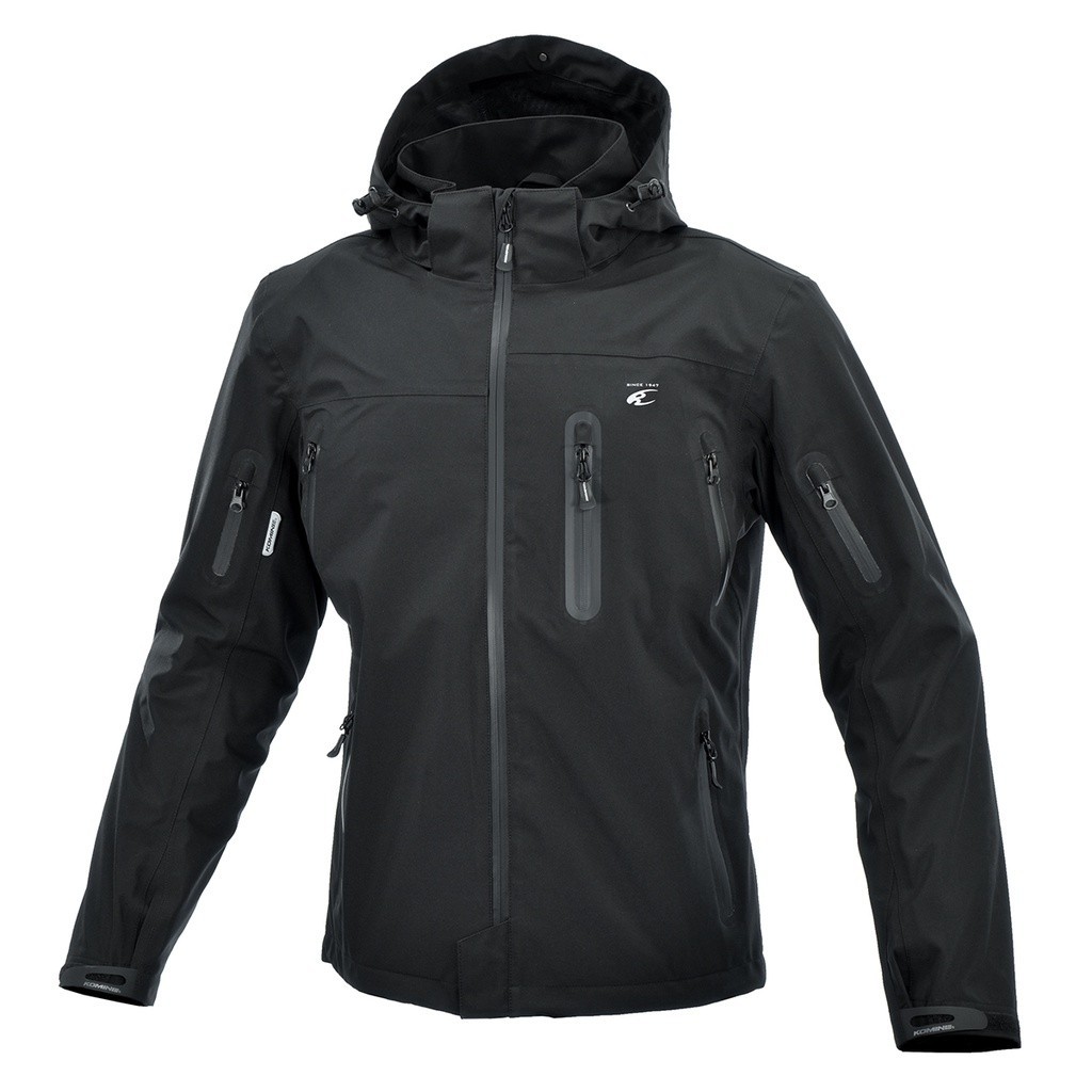 Jual Komine JK 555 WP Protect 3L Parka Jacket Black | Shopee Indonesia