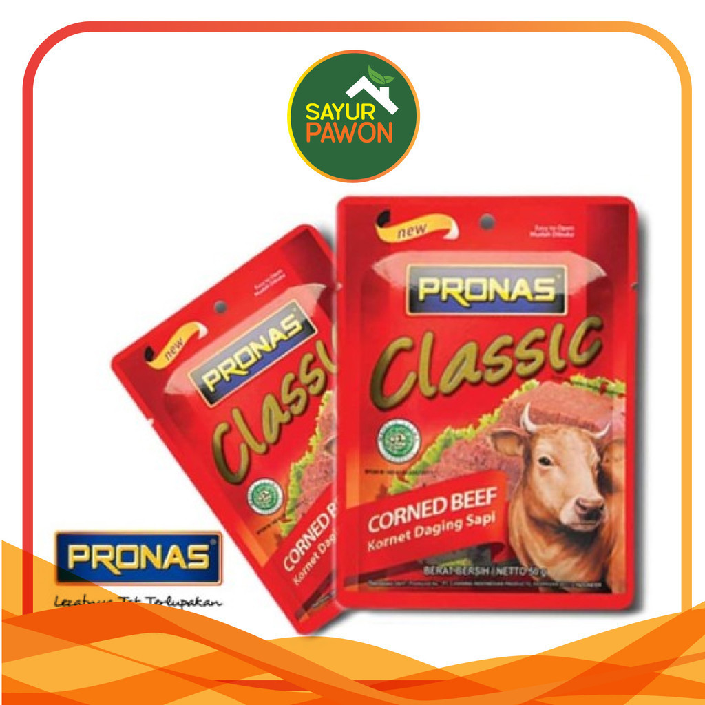 Jual Corned Beef Classic Pronas sachet 50 Gram - Kornet Daging Sapi ...