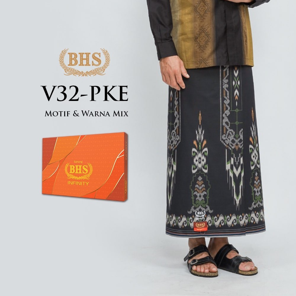 Jual Sarung BHS Infinity Gold PKE Motif & Warna Mix | Shopee Indonesia