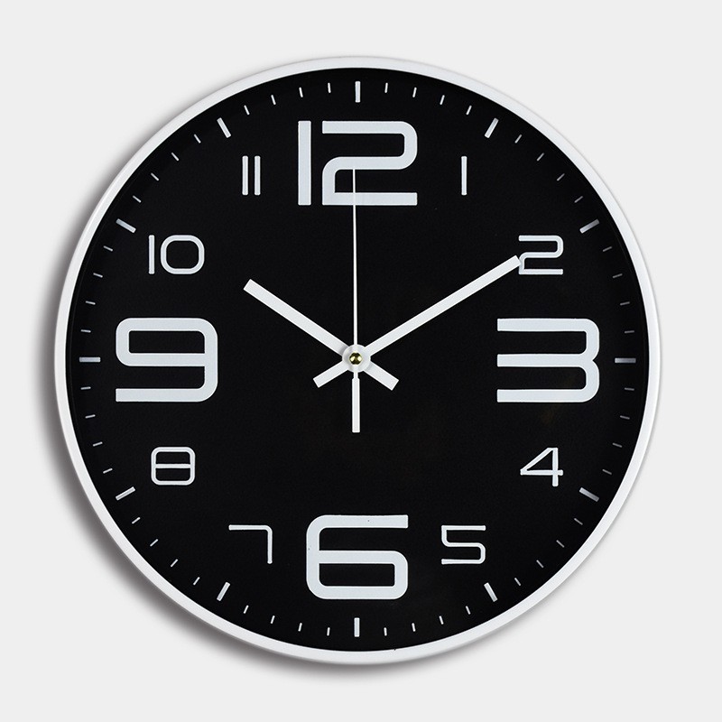 Jual (100% ORIGINAL) Jam Dinding Bulat Quartz Creative Design Modern ...