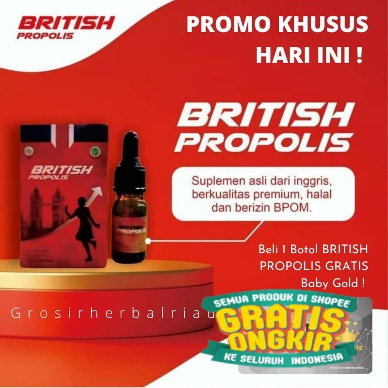 Jual (100%ORIGINAL) BRITISH PROPOLIS OBAT PENYAKIT KRONIS PARU PARU ...