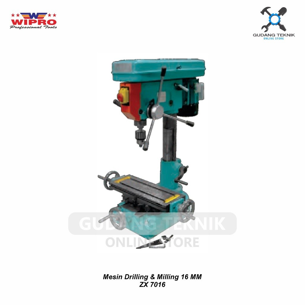 Jual Mesin Bor Drilling Milling 16 mm WIPRO ZX-7016 / Bor Machine 16 mm ...