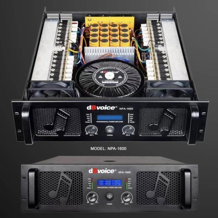 Jual promo spesial meledak Power Amplifier Db Voice Npa1600 Original Dbvoice Npa 1600 Ampli ...