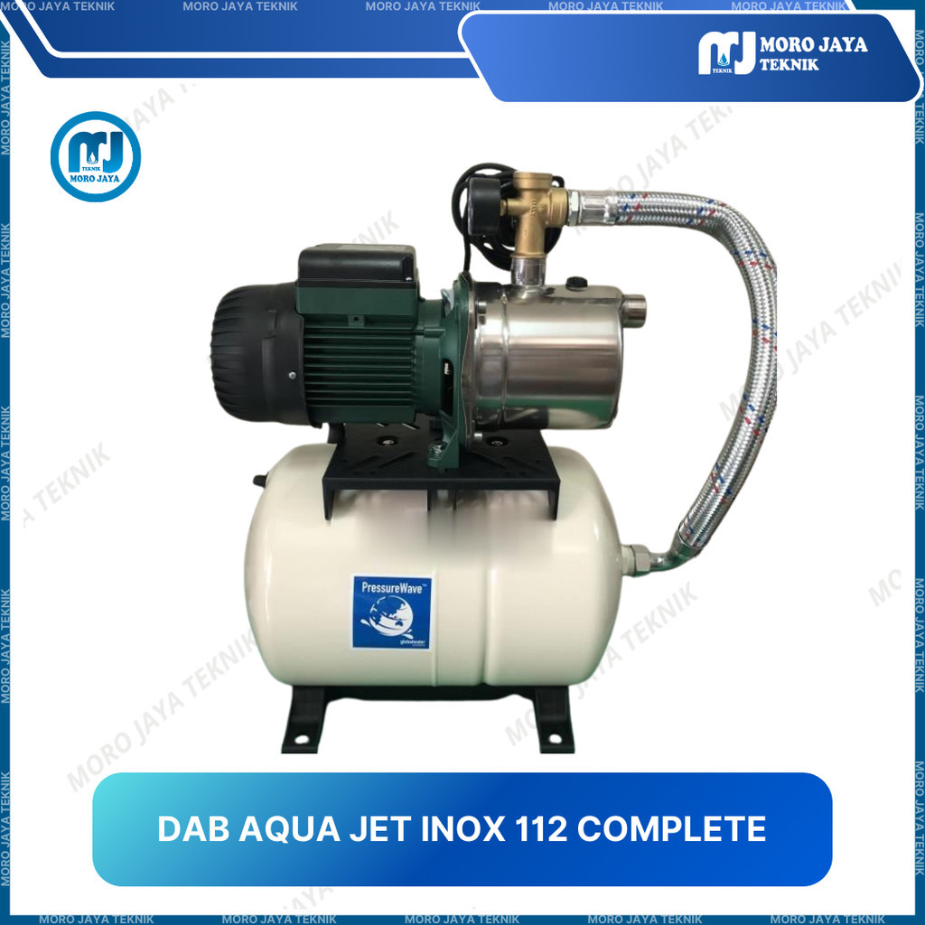 Jual Pompa Automatic Self-Priming Pressuration DAB Aqua jet inox 112 Complete | Shopee Indonesia