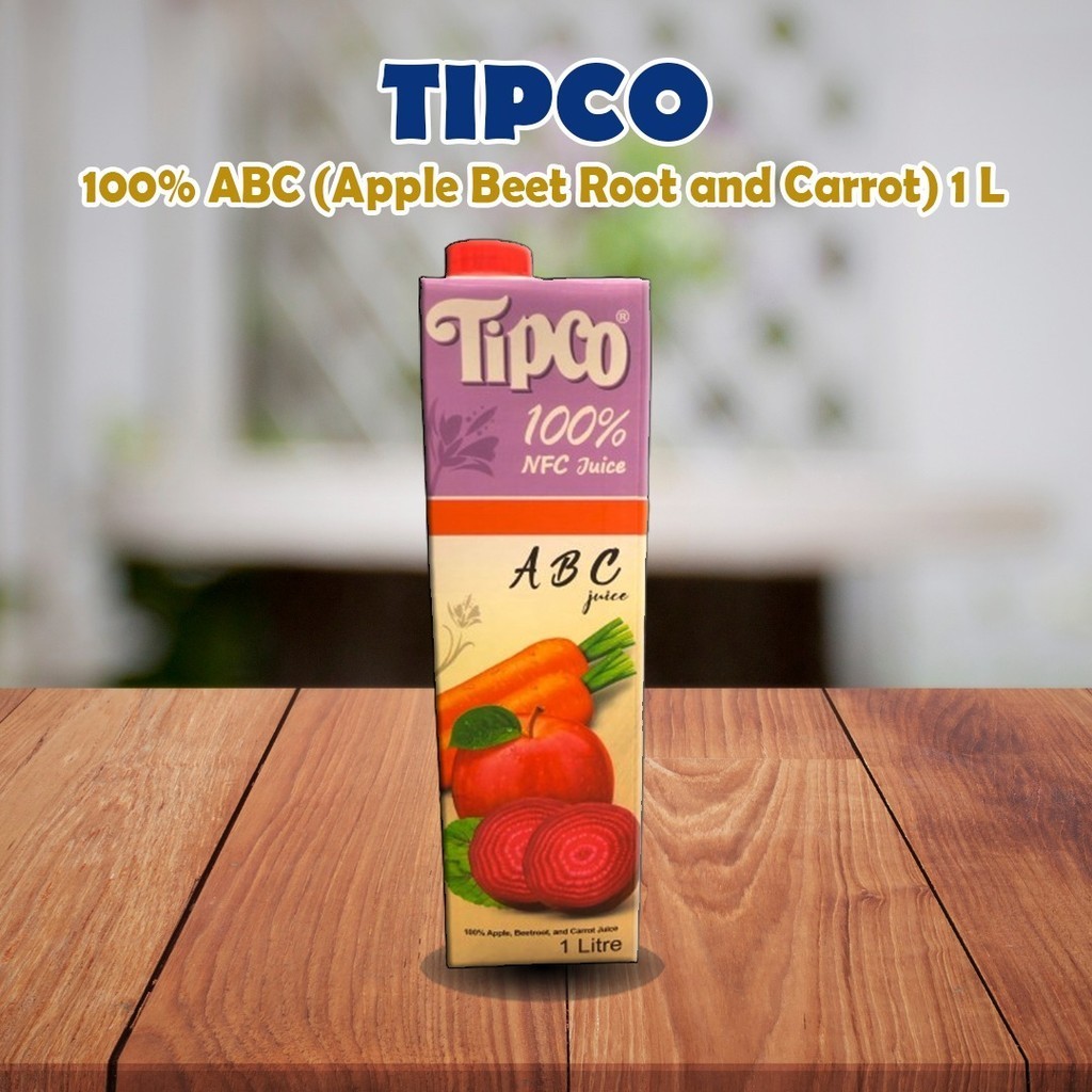 Jual Tipco 100% ABC (Apple Beetroot Carrot) 1 Liter | Shopee Indonesia