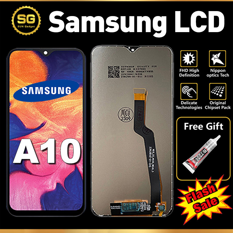 Jual LCD Samsung A10 Original Touchscreen asli Fullset Ori | Shopee ...