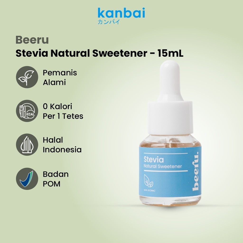 Jual Pemanis Alami Tanpa Kalori Beeru Stevia 15ml Pengganti Gula ...
