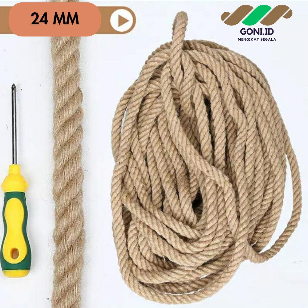 Jual TALI TAMBANG 24mm KUAT TAHAN LAMA / TALI GONI / TARIK TAMBANG ...