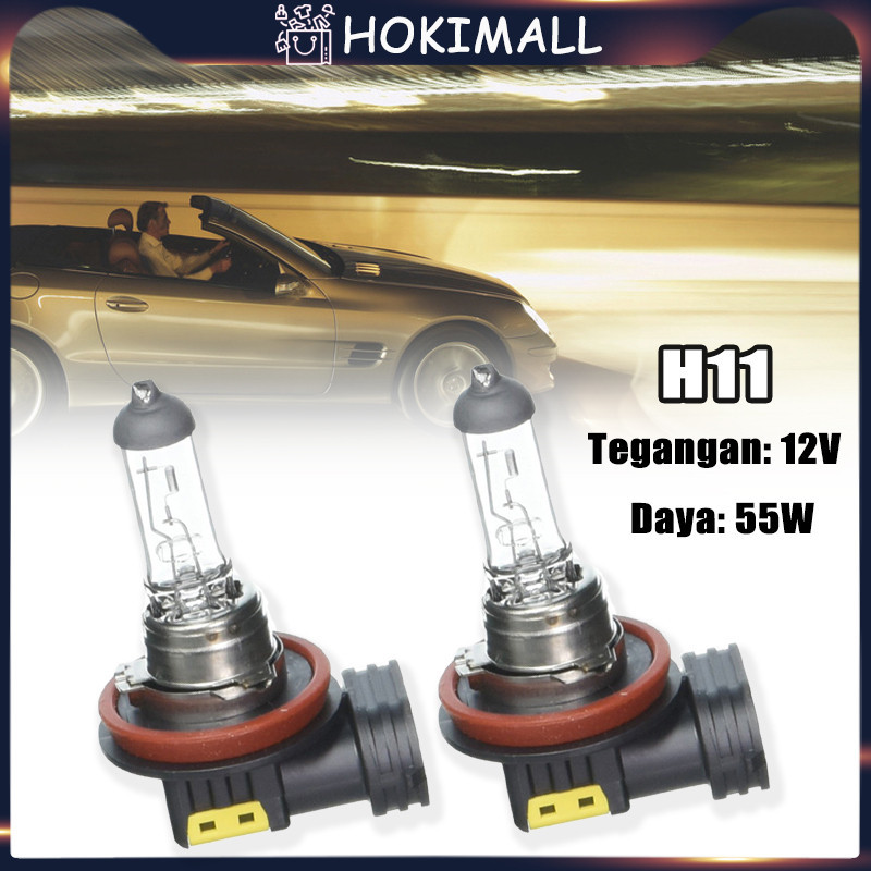Jual 2pcs Lampu Bohlam Foglamp H11 12v 55w Original Harga Satuan | Shopee Indonesia