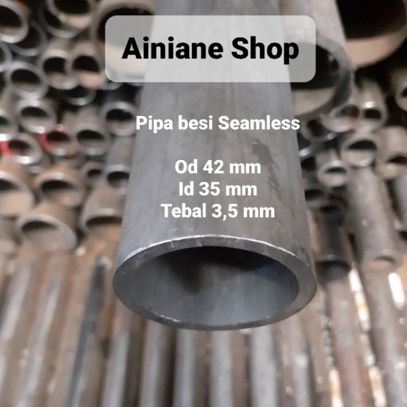 Jual Pipa Besi Seamless Od 42 mm / Id 35 mm Tebal 3,5 mm Panjang 20 cm ...