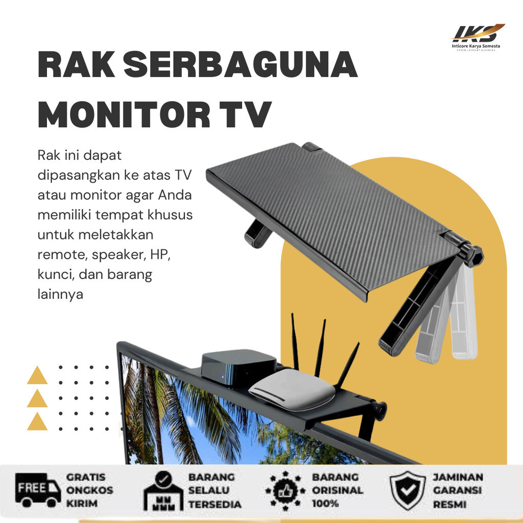 Jual Rak Serbaguna Monitor TV Top Shelf Display Screen Storage Desk ...