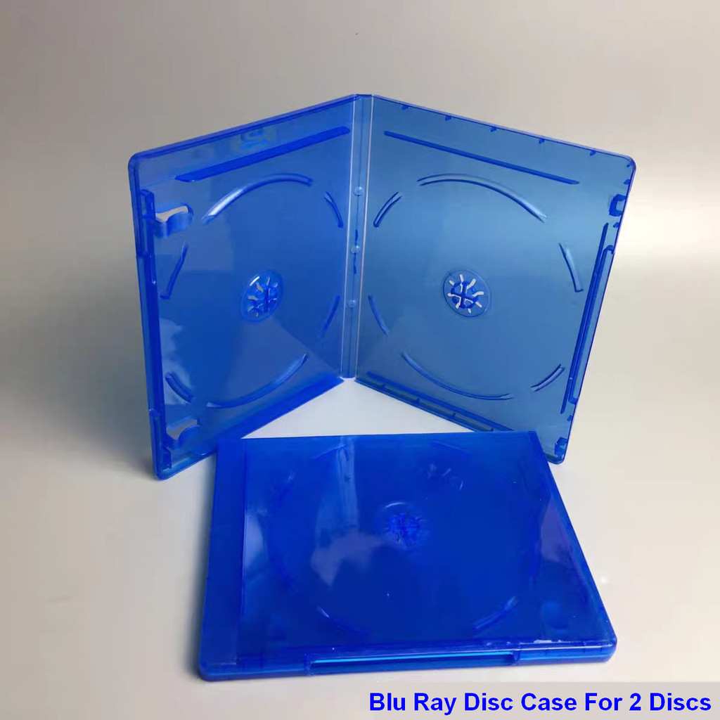 Jual BDR Blu Ray Disc Case CD DVD Disc Box Plastic Foldout For 2 Discs ...