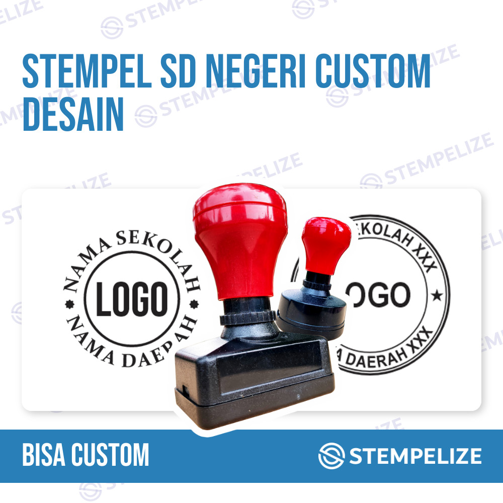 Jual Stempel SD Negeri Custom Desain | Shopee Indonesia