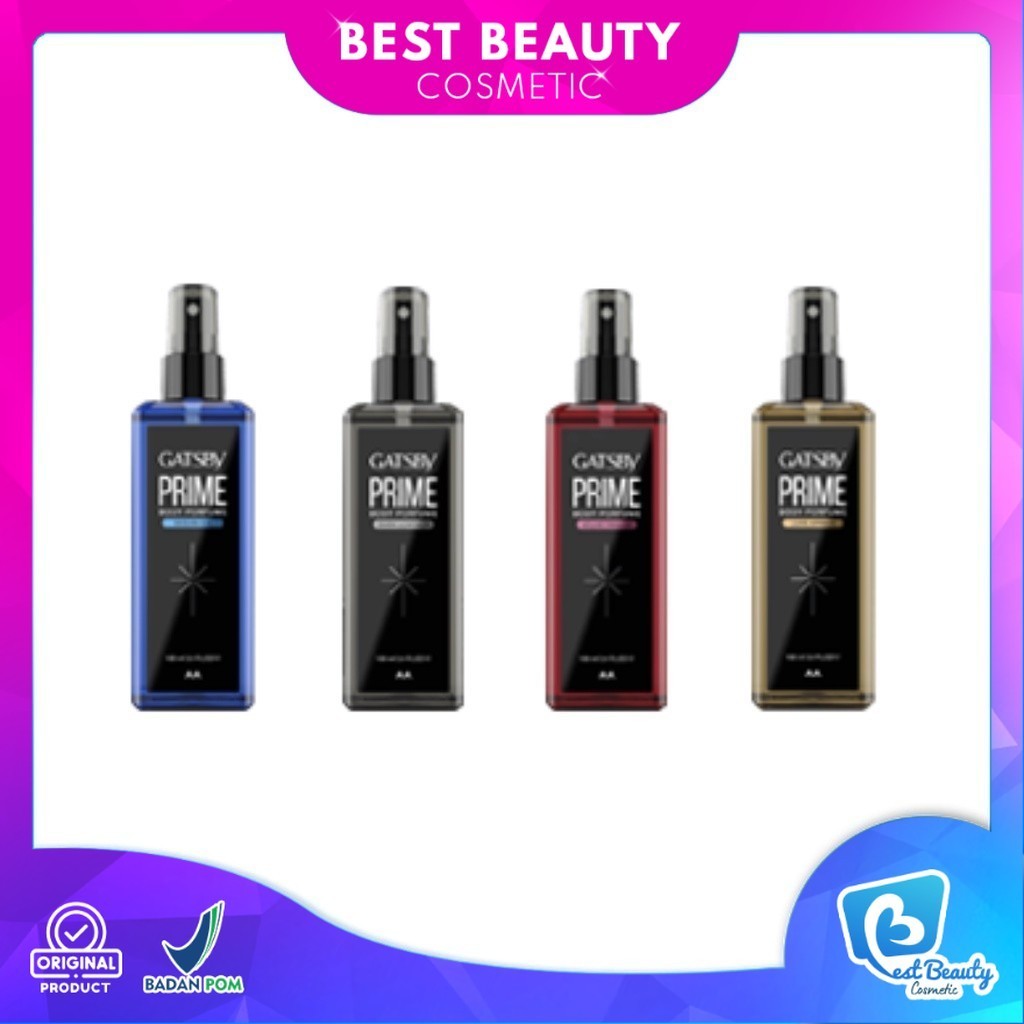 Jual ★ BB ★ GATSBY Prime Body Perfume Spray 100 ML - Wangi Premium ...